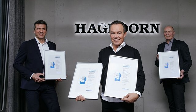 Die Creditreform Gütersloh verleiht Hagedorn das Bonitätszertifikat ...