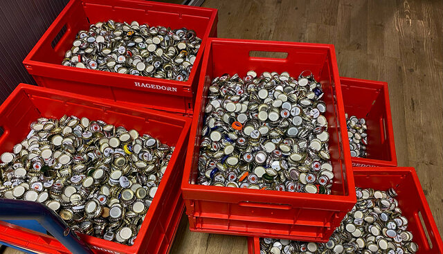 Kronkorken sammeln für den guten Zweck - Unternehmensgruppe Hagedorn